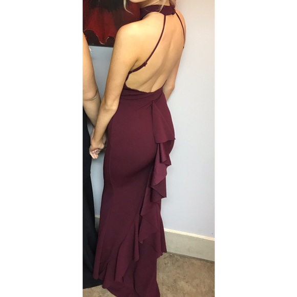 Dresses | Backless Ruffle Formal Dress | Poshmark